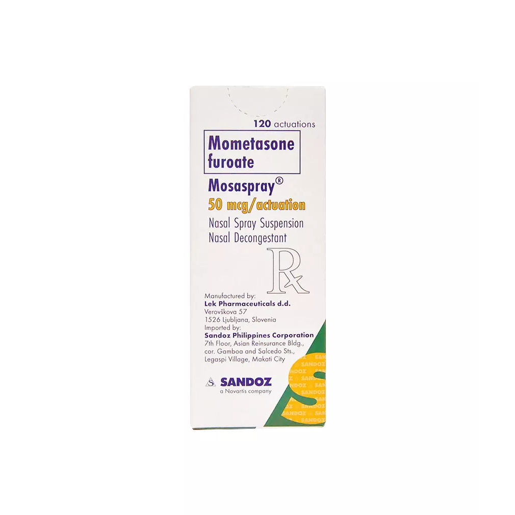 MOSASPRAY Mometasone Furoate 50mcg / actuation Nasal Spray ...